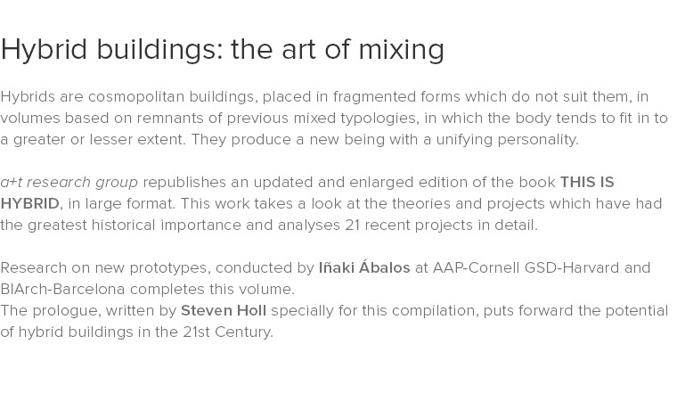 Hybrid buildings: the art of mixing