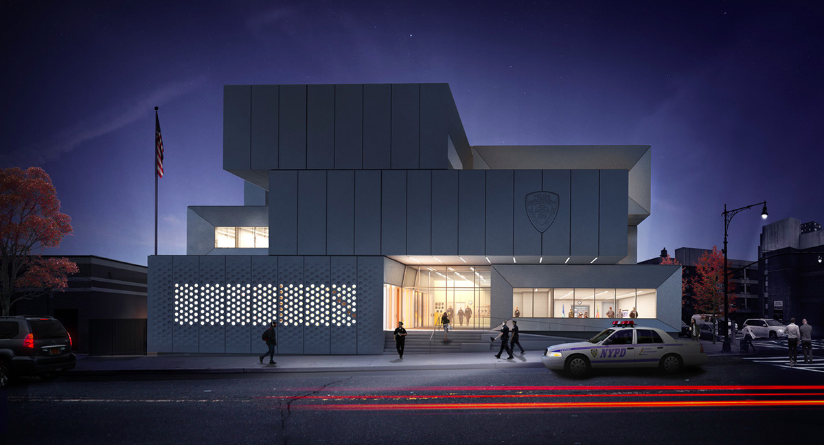 BIG designs the new police station in Bronx, USA
