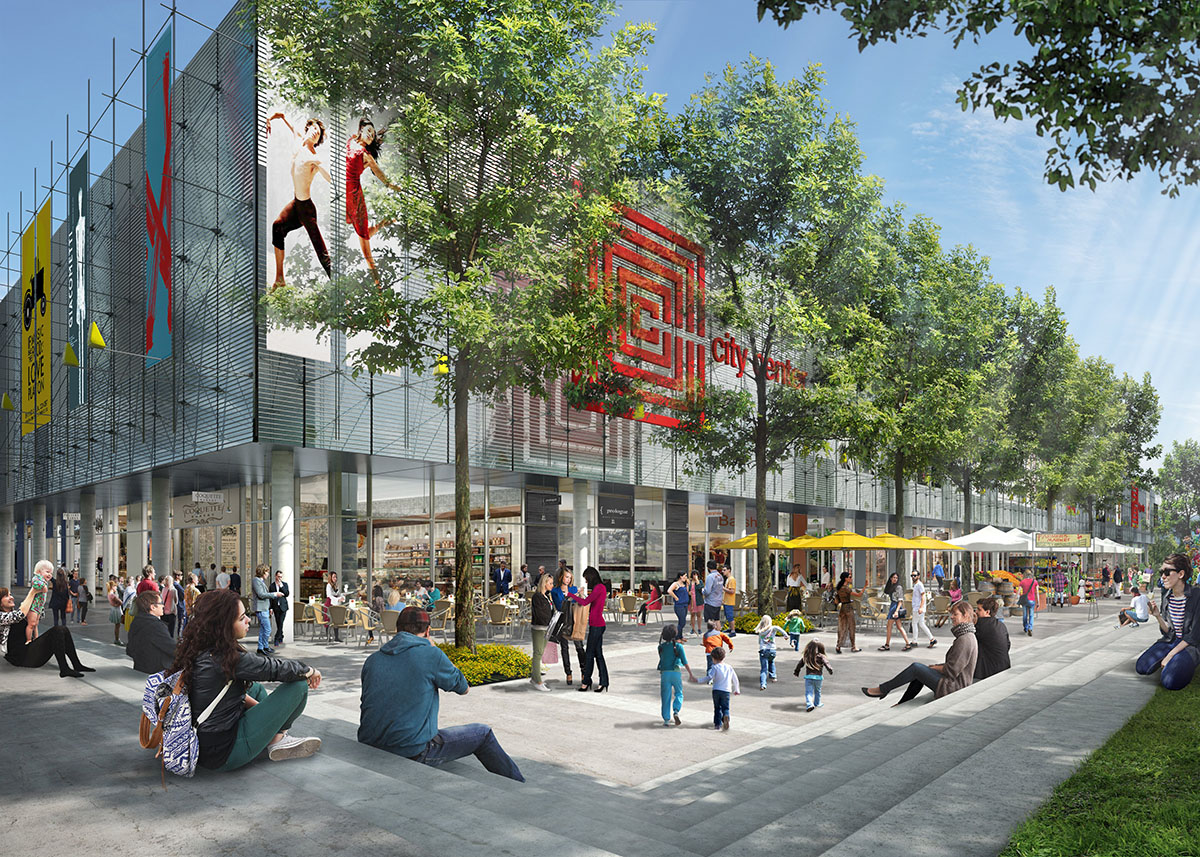 Renzo Piano designs new suburban shopping mall in the City Center ...