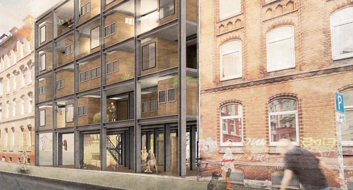 German students designed residences for refugees