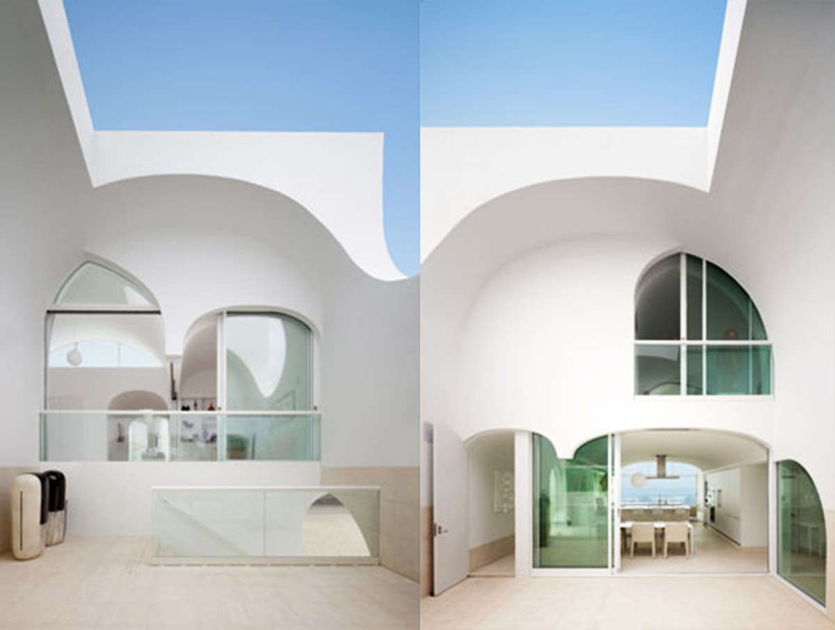 Vault House stands alone in the middle of California beach