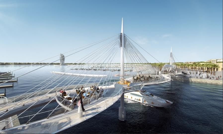 Lusail Pedestrian Bridges,Qatar