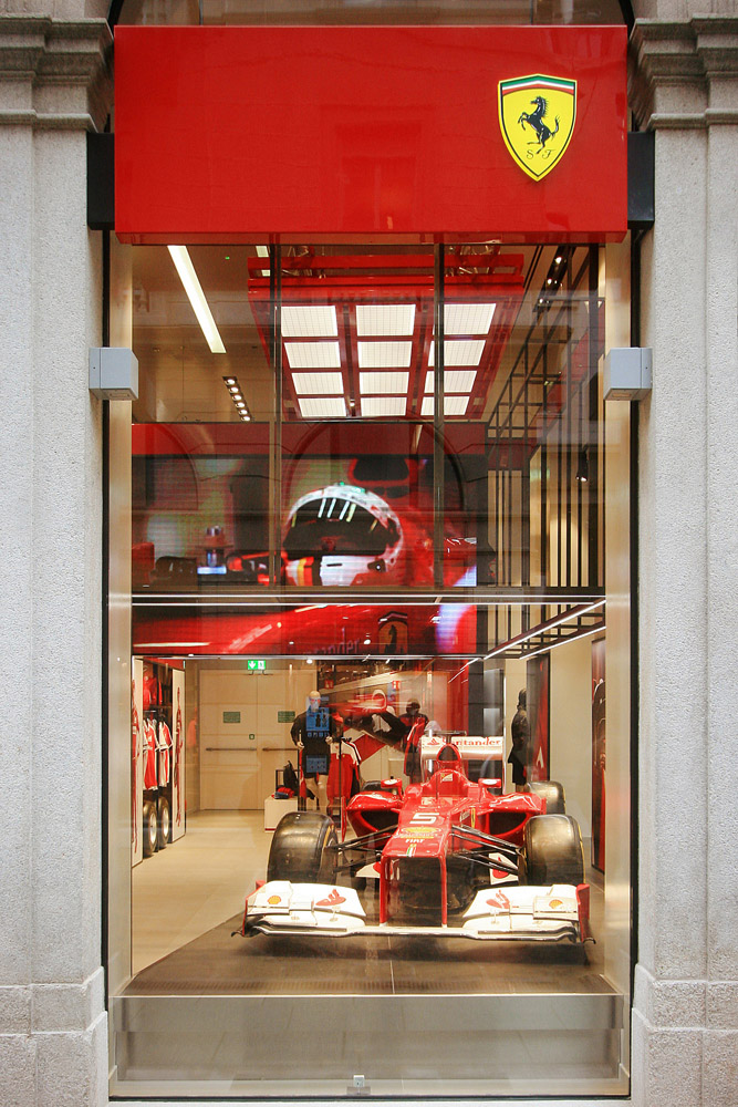Ferrari Store opens new flagship in heart of Milan