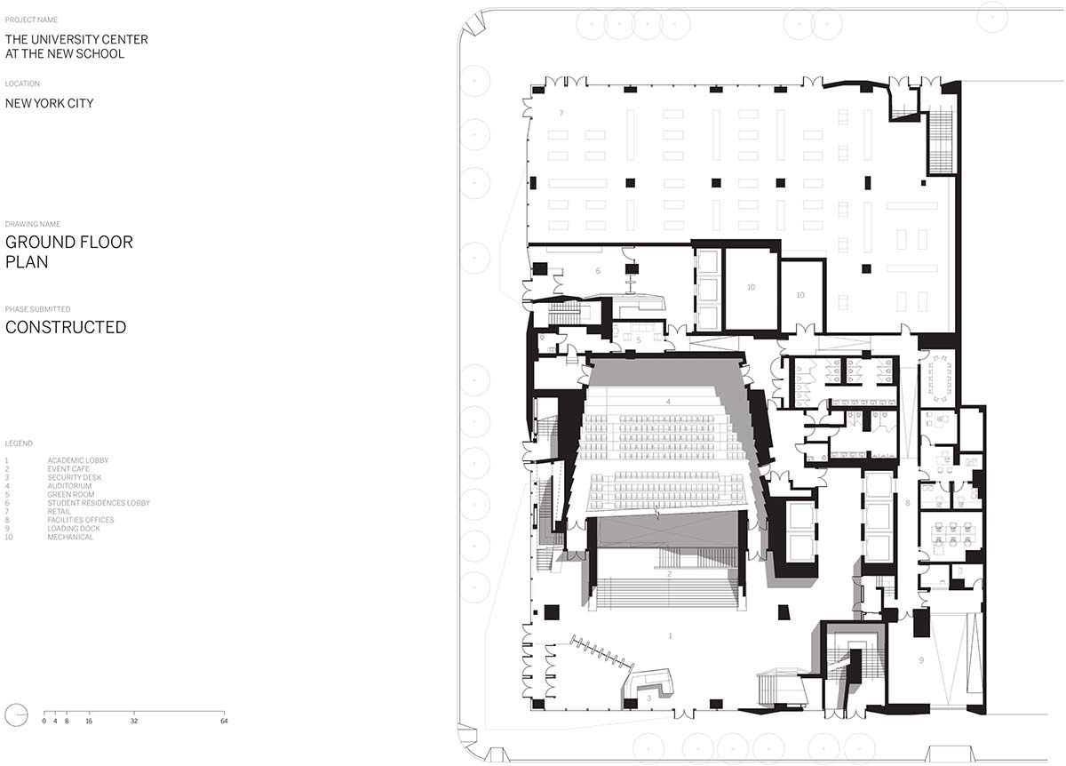 SOM’s University Center in New York shows a very dramatic facade ...