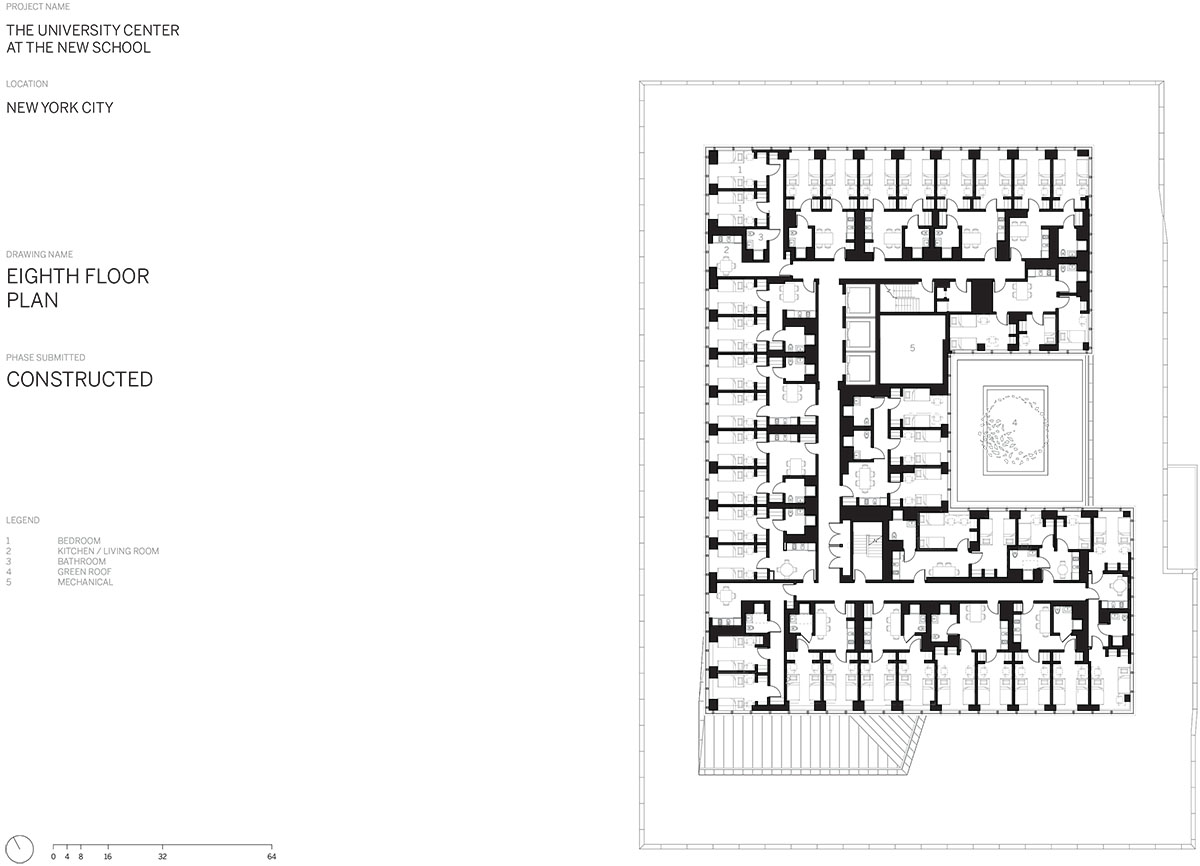 SOM’s University Center in New York shows a very dramatic facade ...