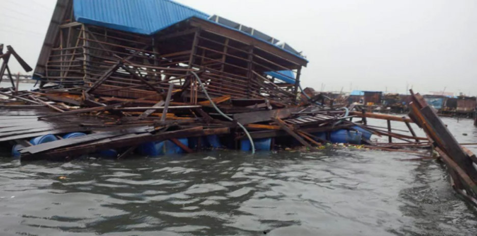 NLÉ Kunlé Adeyemi’s Makoko floating school collapsed after heavy rainfall