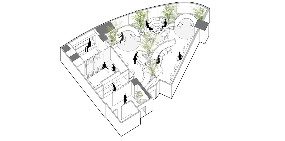 Muxin Design brings the ’forest’ into Chinese office to create natural ... Muxin Design brings the ’forest’ into Chinese office to create natural ...