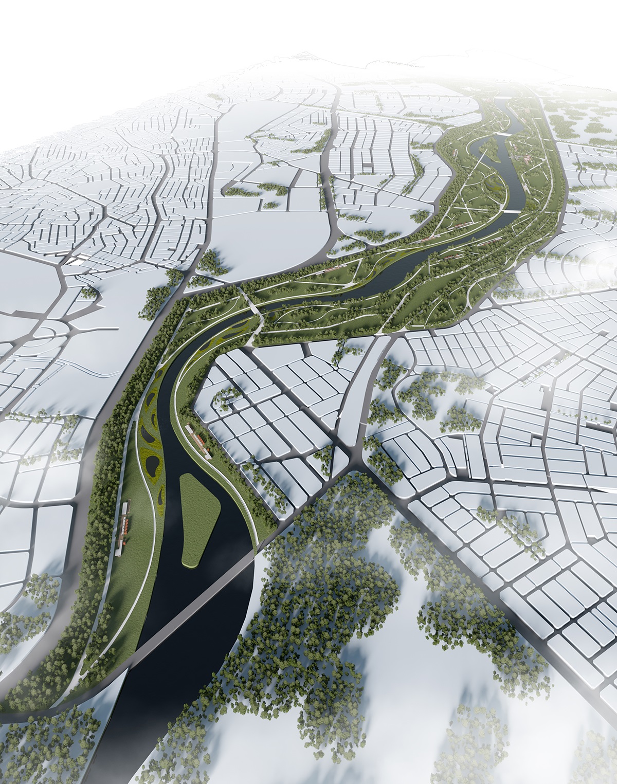 Onz Architects Mdesign Unveil Design For Sivas Kızılırmak River Bank Development In Turkey