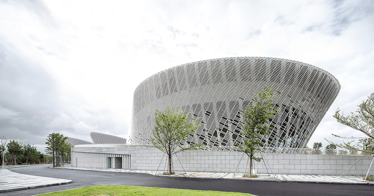 PES-Architects completes petal-shaped Culture and Art Centre in Fuzhou