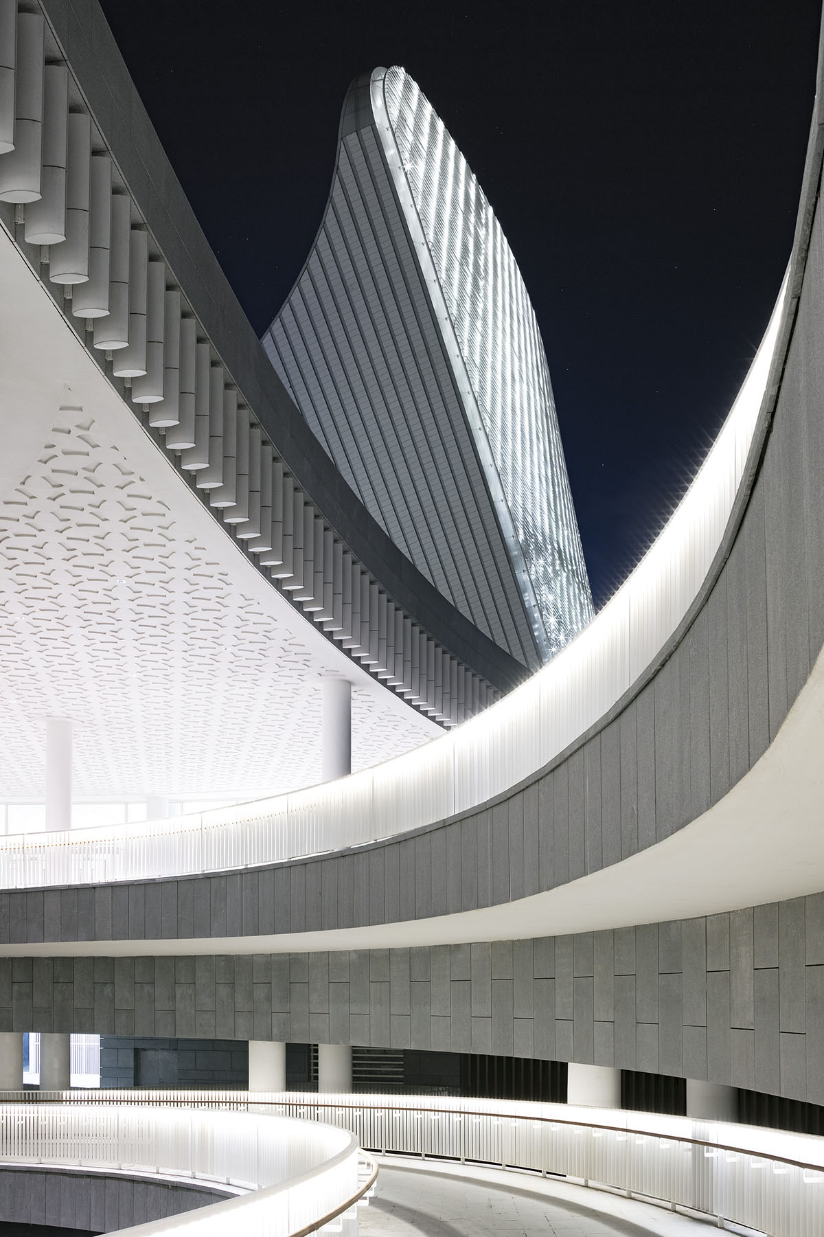 PES-Architects completes petal-shaped Culture and Art Centre in Fuzhou