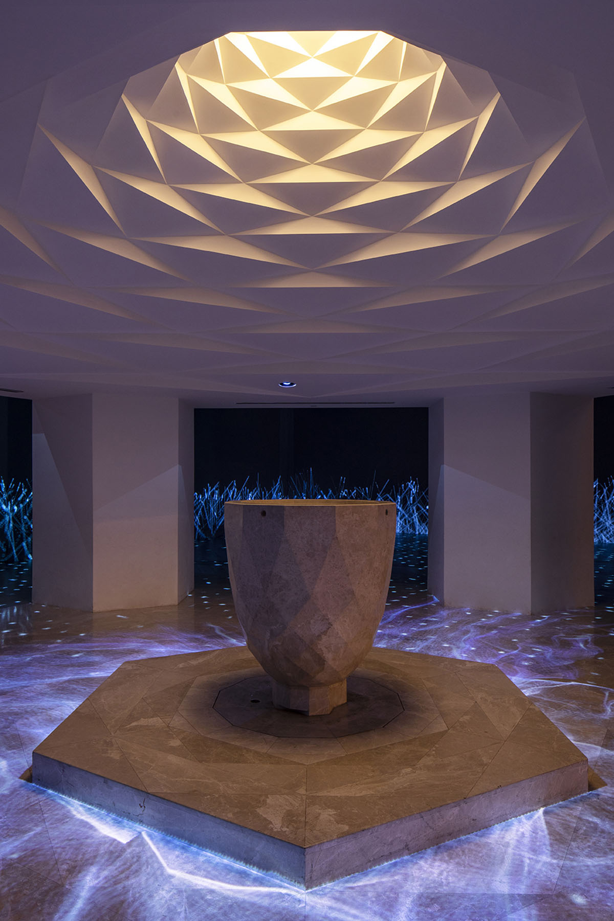 Sculptural and interactive spaces inform Islamic artefacts at Museum of ...