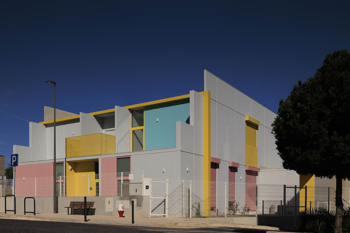 Summary built four modular kindergartens featuring colourful façades in ...
