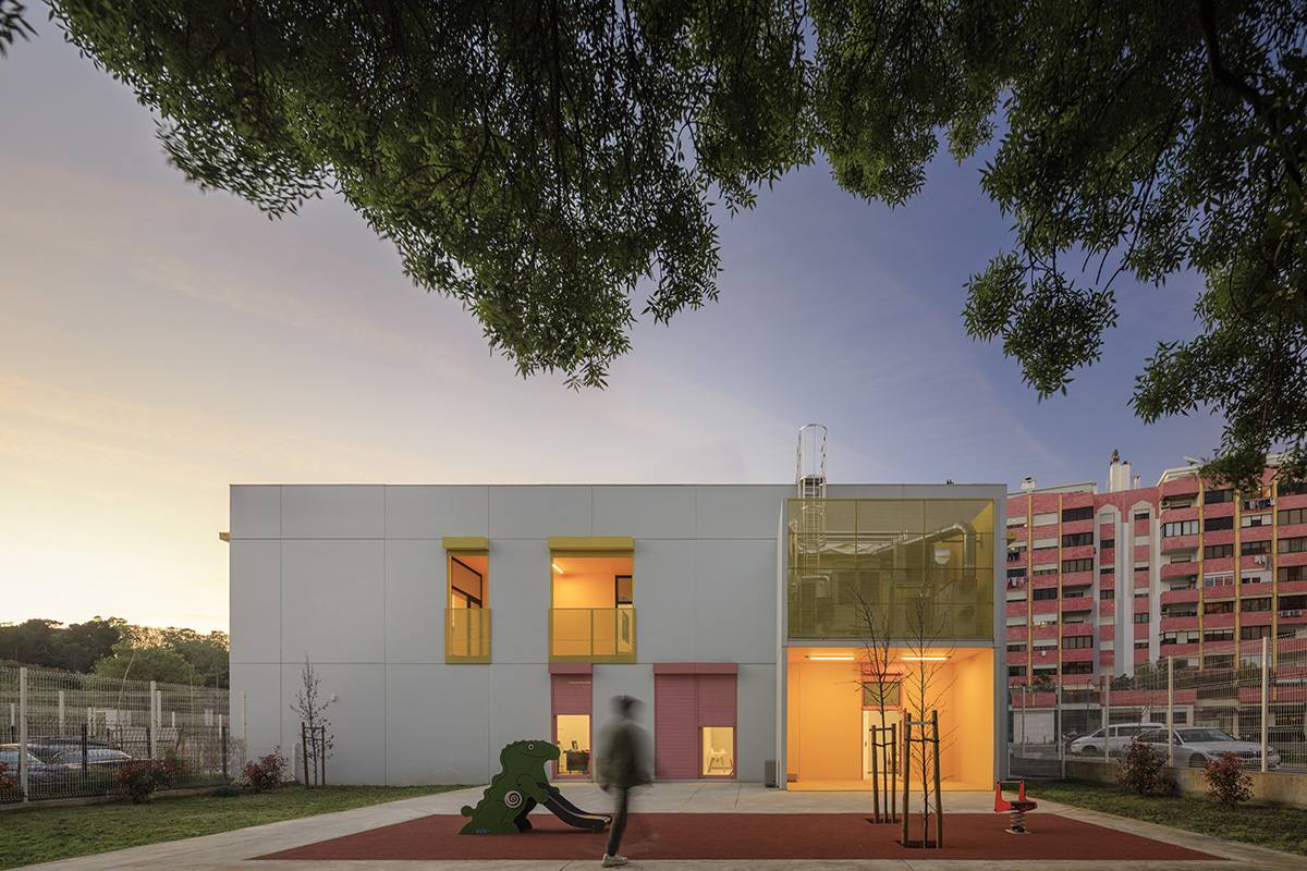 Summary built four modular kindergartens featuring colourful façades in ...