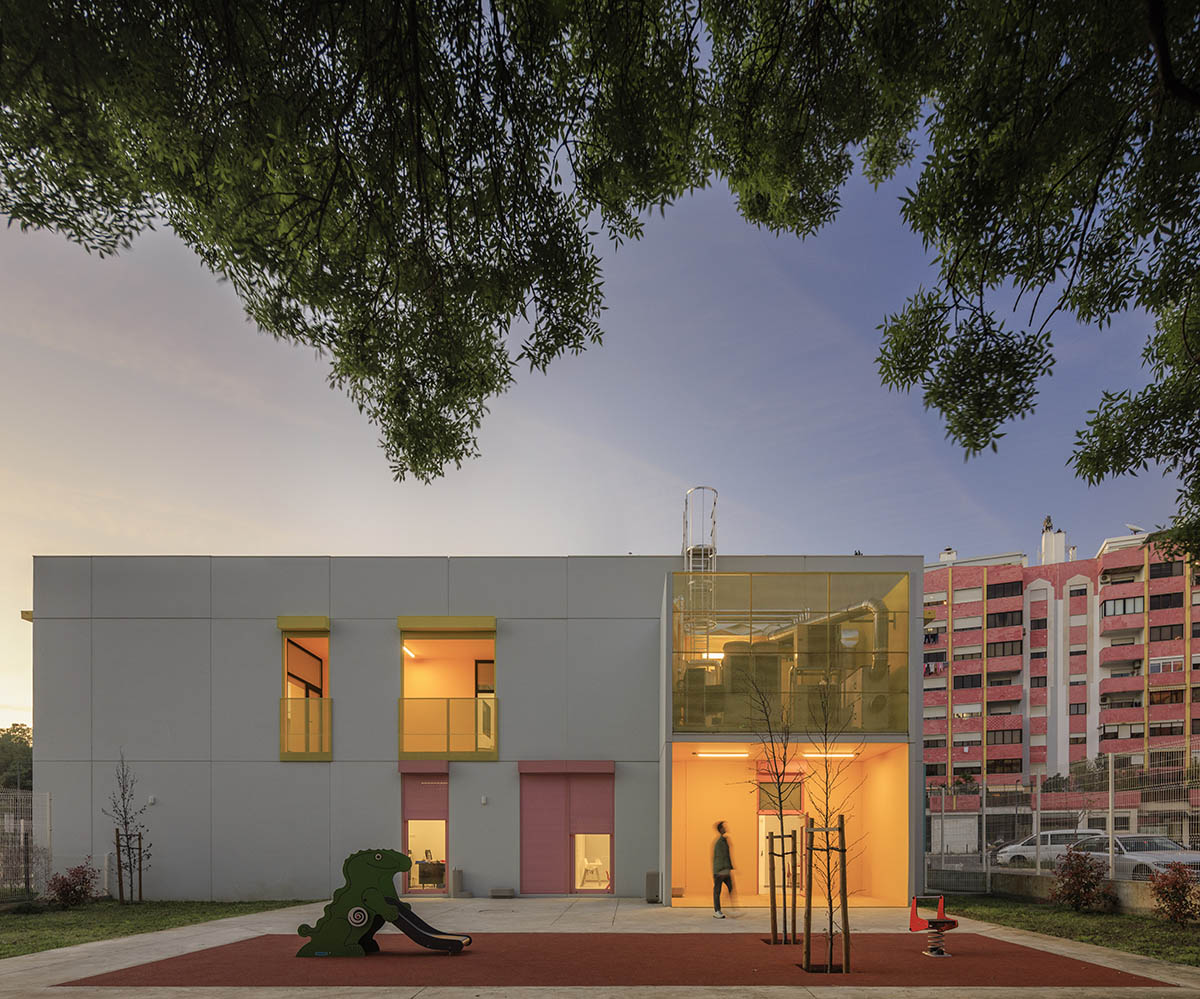 Summary built four modular kindergartens featuring colourful façades in ...