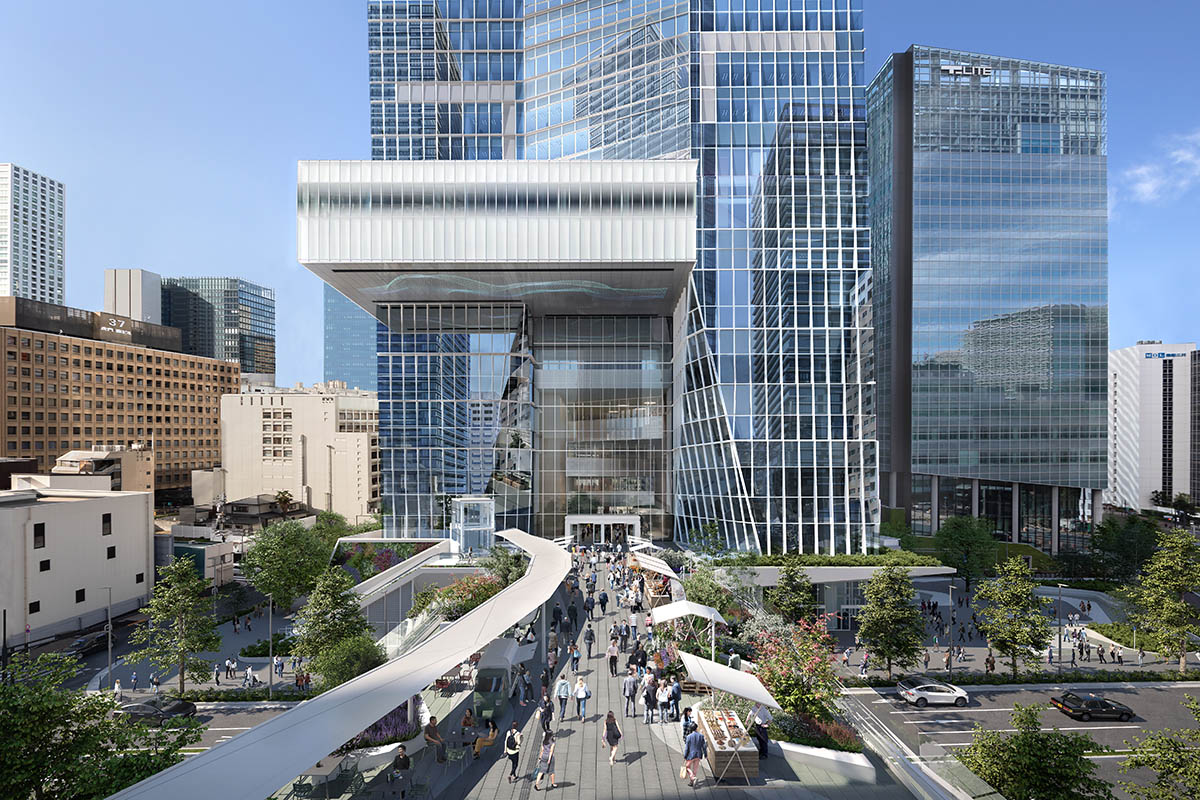 New renderings and details are released for OMA’s first tower in Tokyo ...