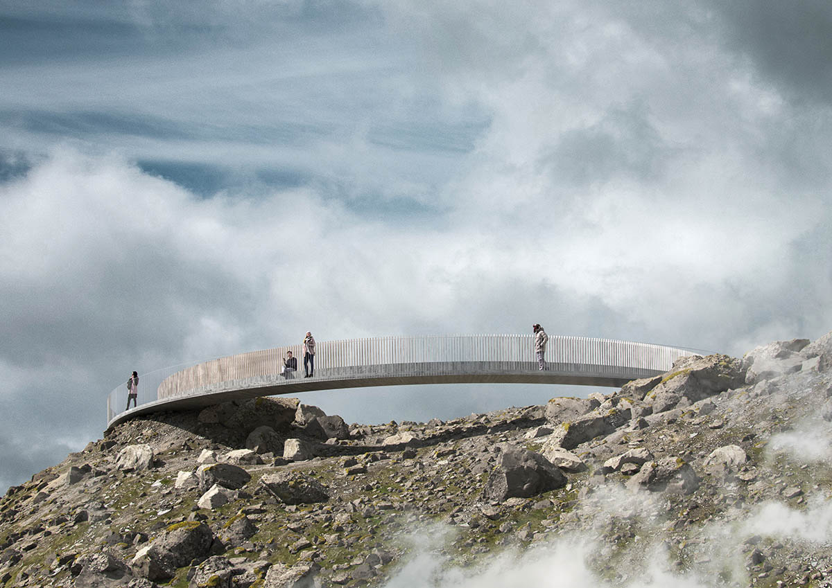 Esja Architecture Creates Circular Viewing Platform In The East Fjords ...