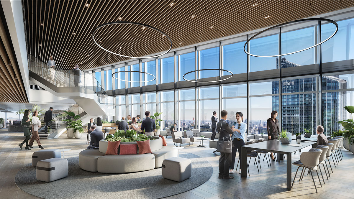 New renderings and details are released for OMA’s first tower in Tokyo ...