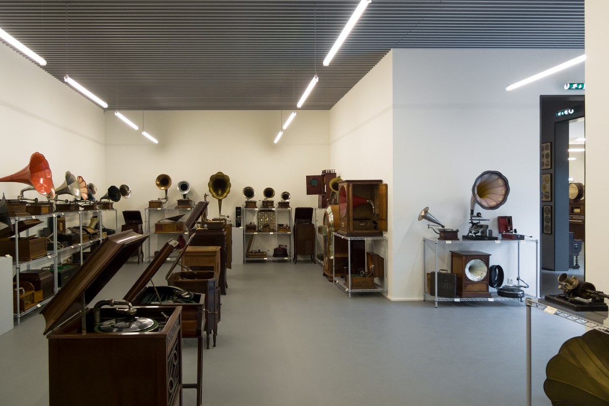 A powder-colored opaque box hides a private collection of mechanical ...