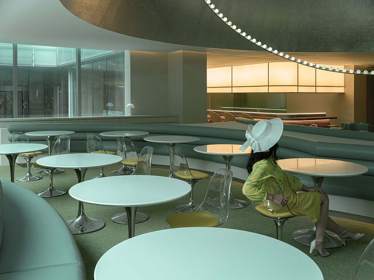 Various Associates creates retro-futuristic waiting hall in Shanghai Various Associates creates retro-futuristic waiting hall in Shanghai