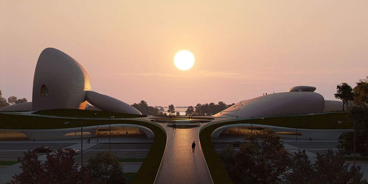 MAD Designs Shenzhen Bay Culture Park With Climbable, Monumental Stone ...