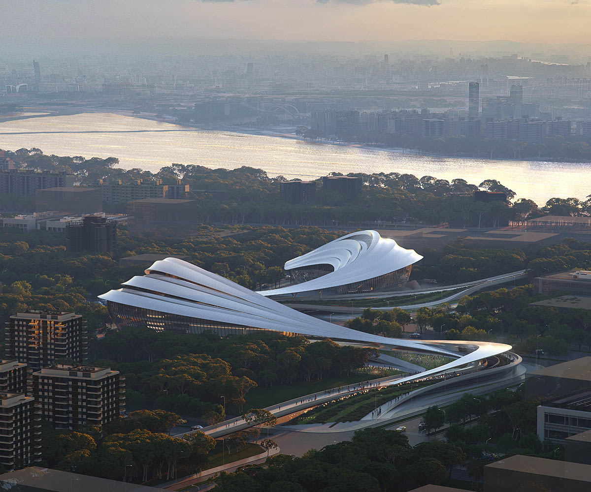 ZHA designs culture and art centre informed by Shaanxi's meandering ...