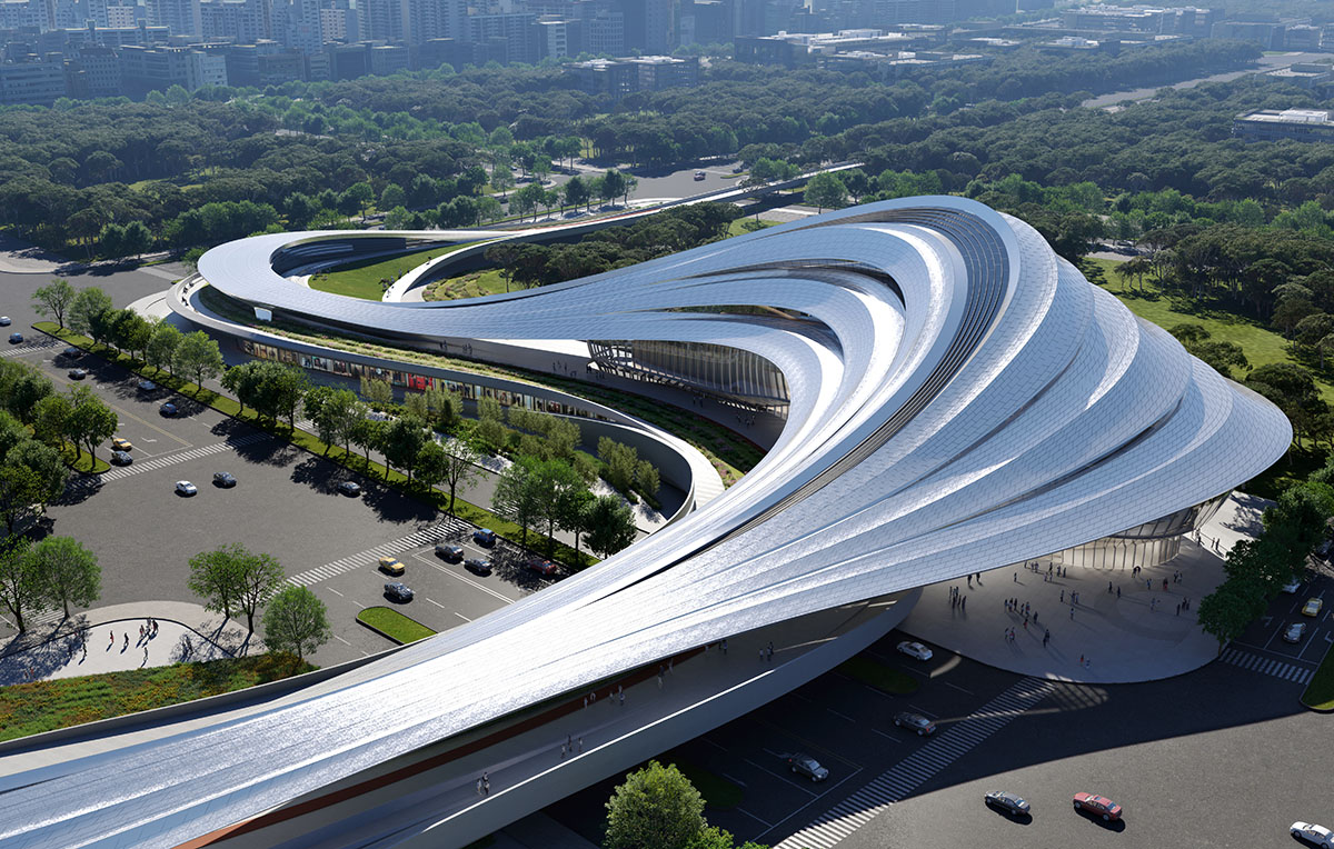 ZHA designs culture and art centre informed by Shaanxi's meandering ...