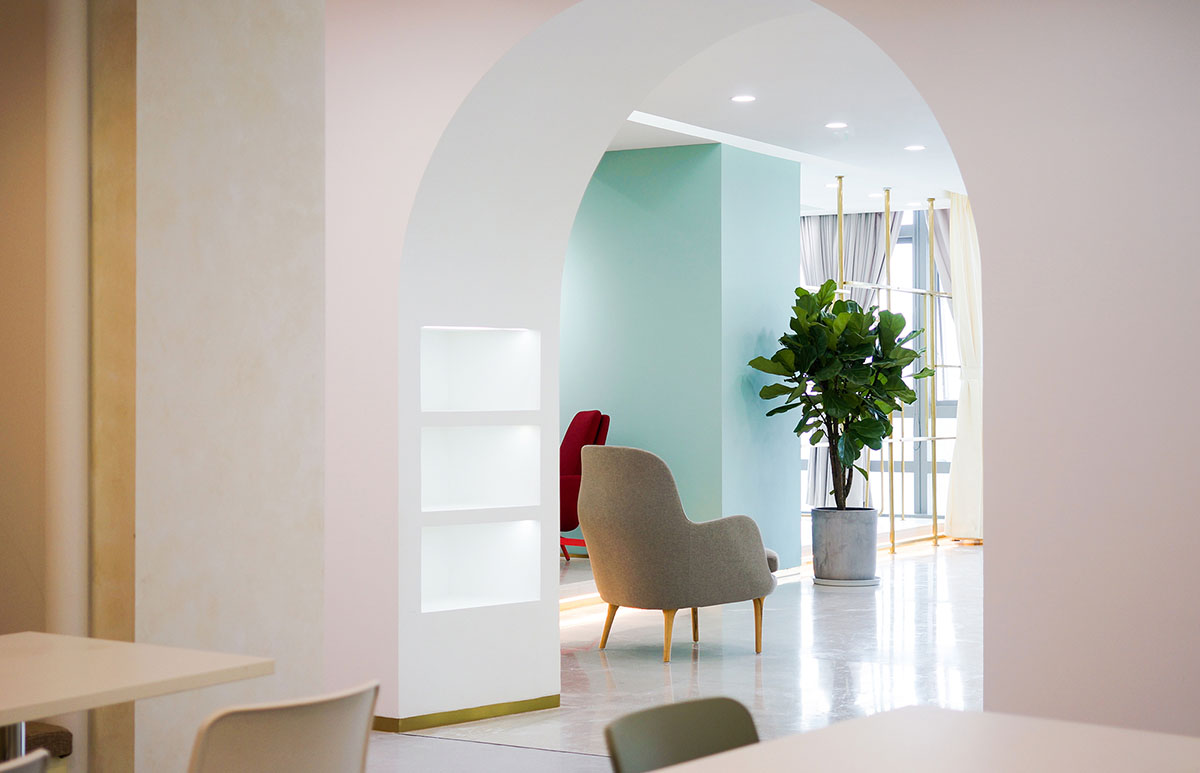 InDeco completes Ruhnn Culture Office with colorful spatial pattern in ...