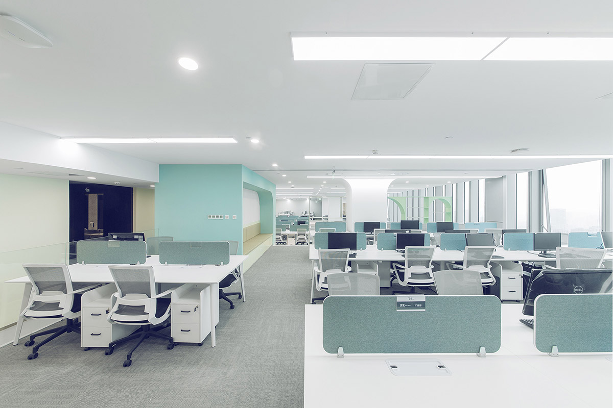 InDeco completes Ruhnn Culture Office with colorful spatial pattern in ...