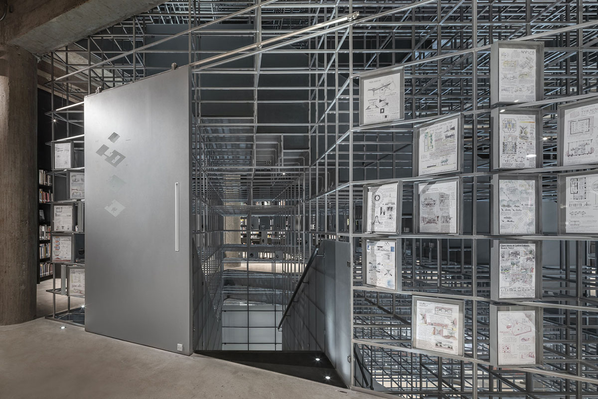 A library reinterprets library typology with ice cube-like reading ...