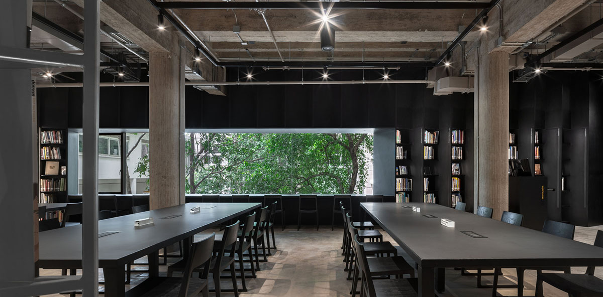 A library reinterprets library typology with ice cube-like reading ...