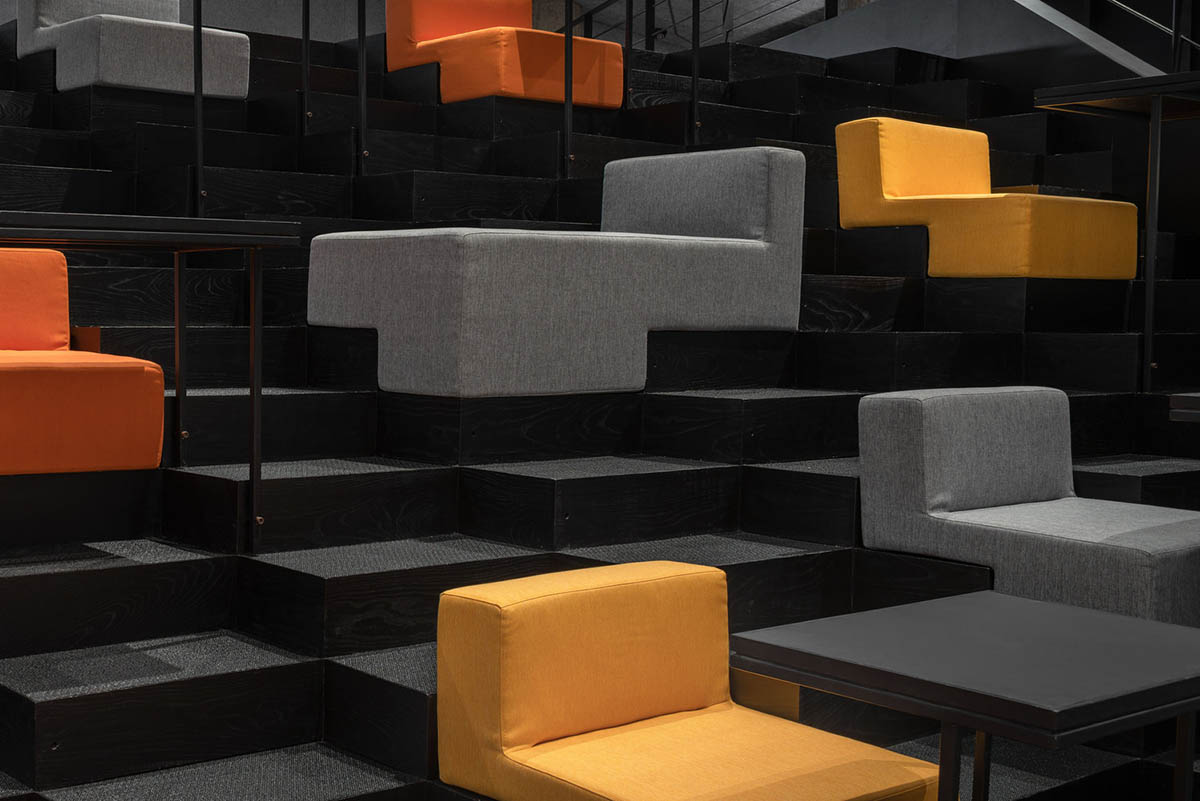 A library reinterprets library typology with ice cube-like reading ...