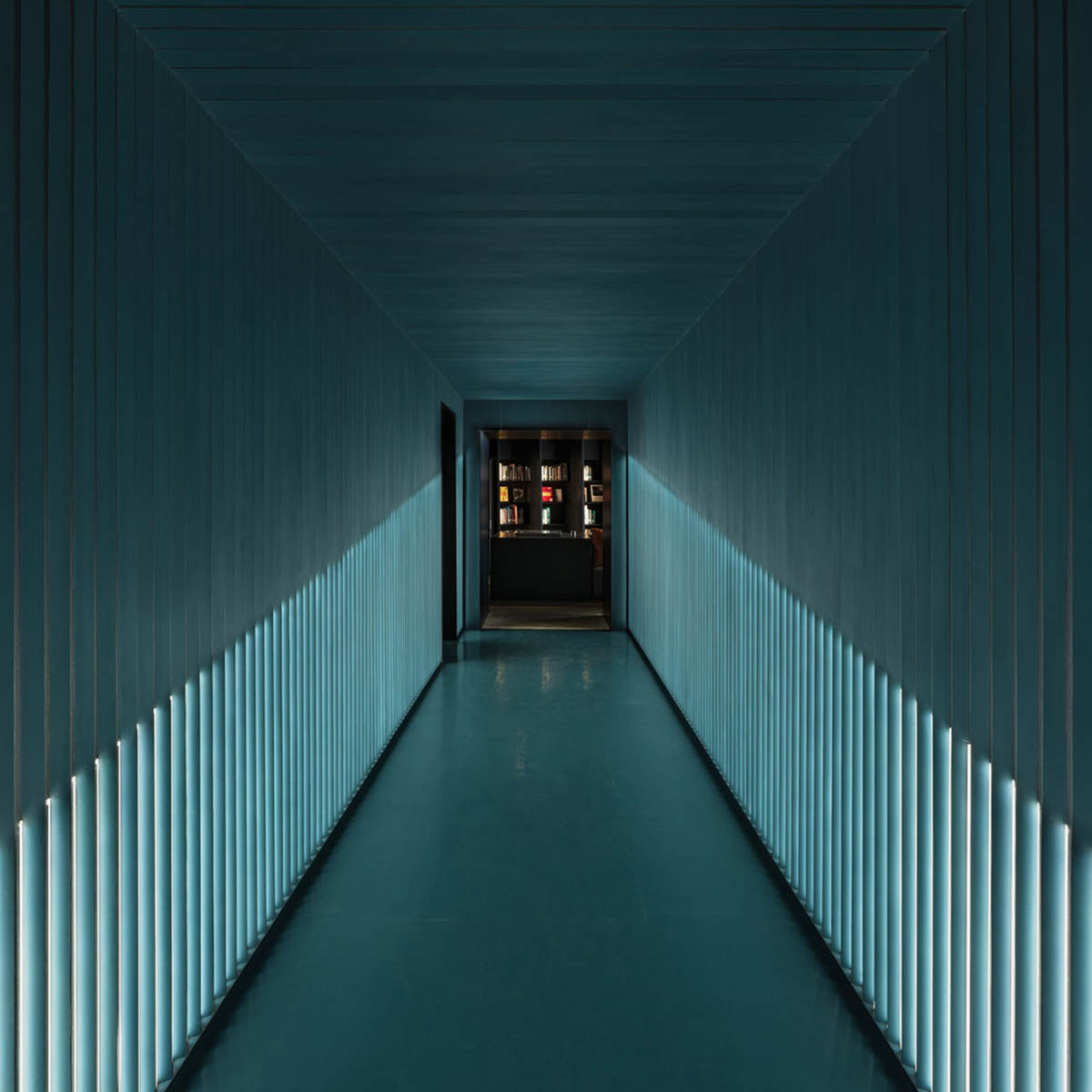 A library reinterprets library typology with ice cube-like reading ...