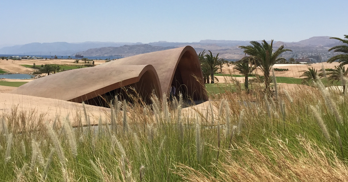 Oppenheim Architecture completes Ayla Golf Academy with wavy roofs in ...