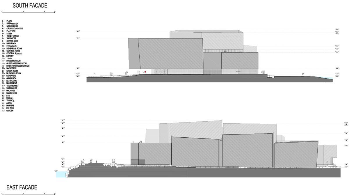 Rojkind Arquitectos Completes Concert Hall With Mega Concrete Volumes