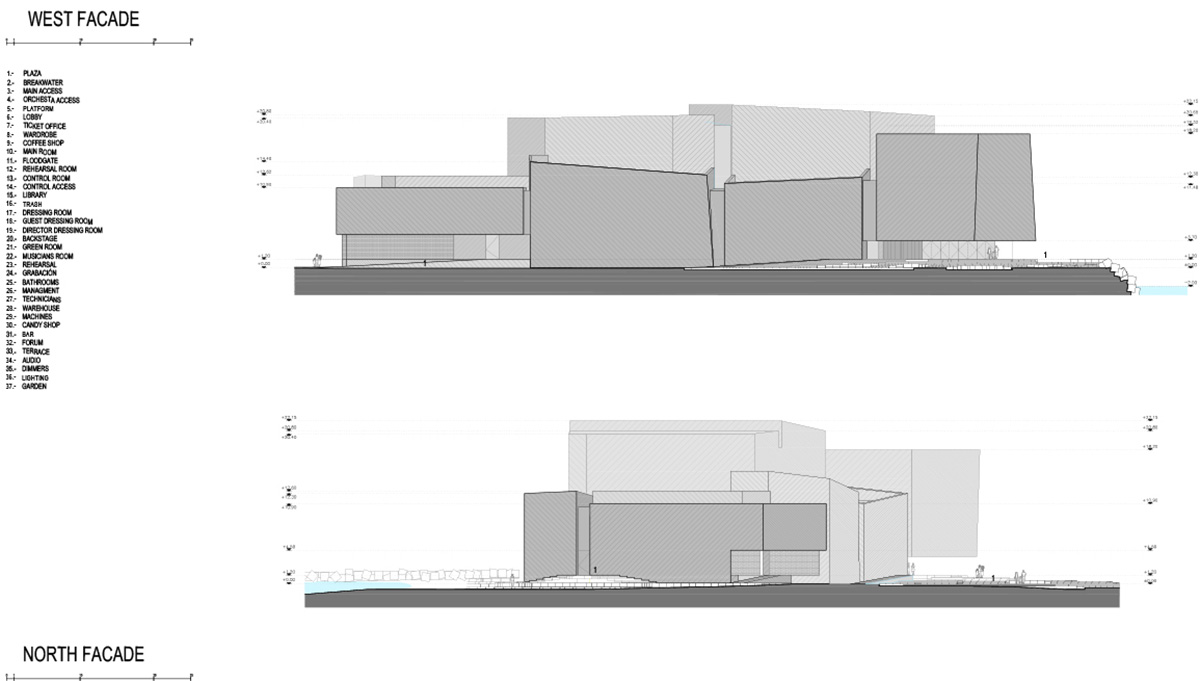 Rojkind Arquitectos Completes Concert Hall With Mega Concrete Volumes