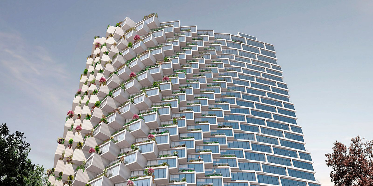 BIG's new residential tower in Ecuador will feature rotated concrete ...