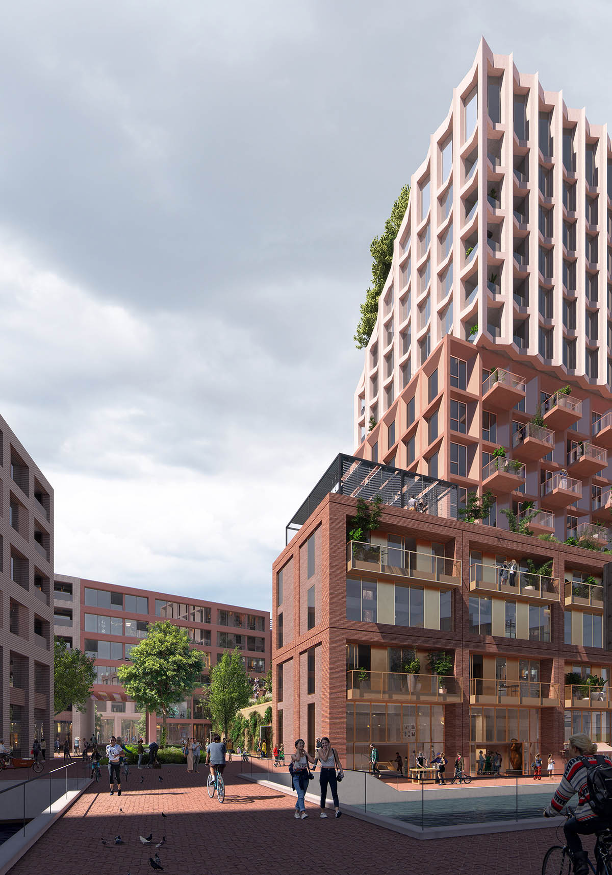 Barcode Architects and krft reveal design for PATCHWORK, a mixed-use ...