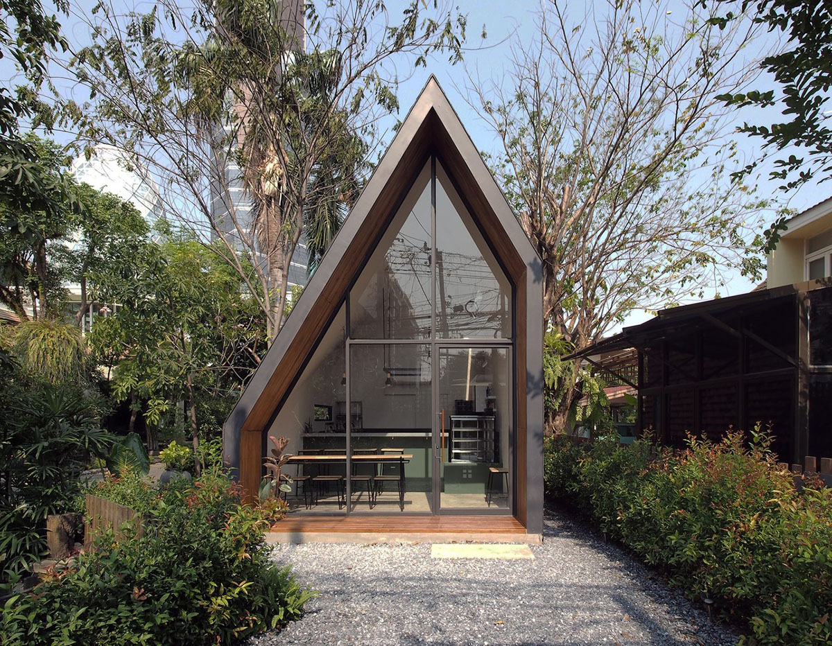 ASWA designs small cafe in Bangkok with a metaphor roof inspired by ...
