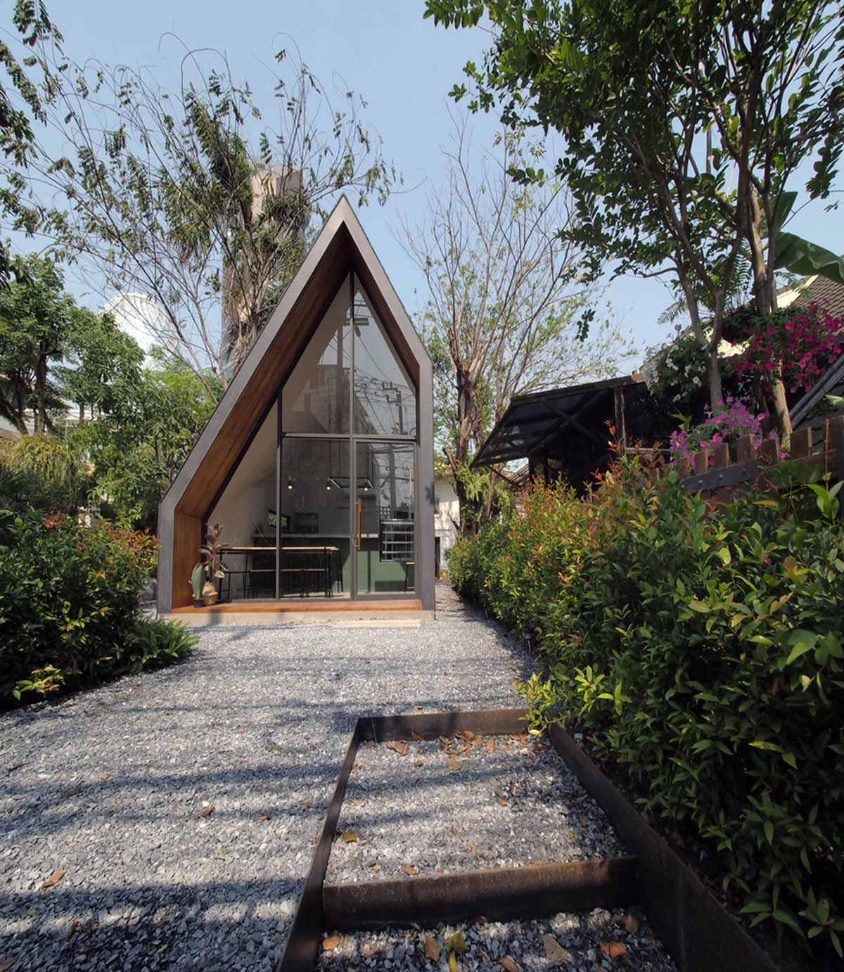 ASWA designs small cafe in Bangkok with a metaphor roof inspired by ...