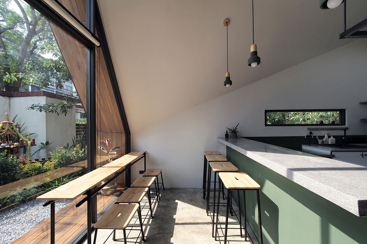 ASWA designs small cafe in Bangkok with a metaphor roof inspired by ...