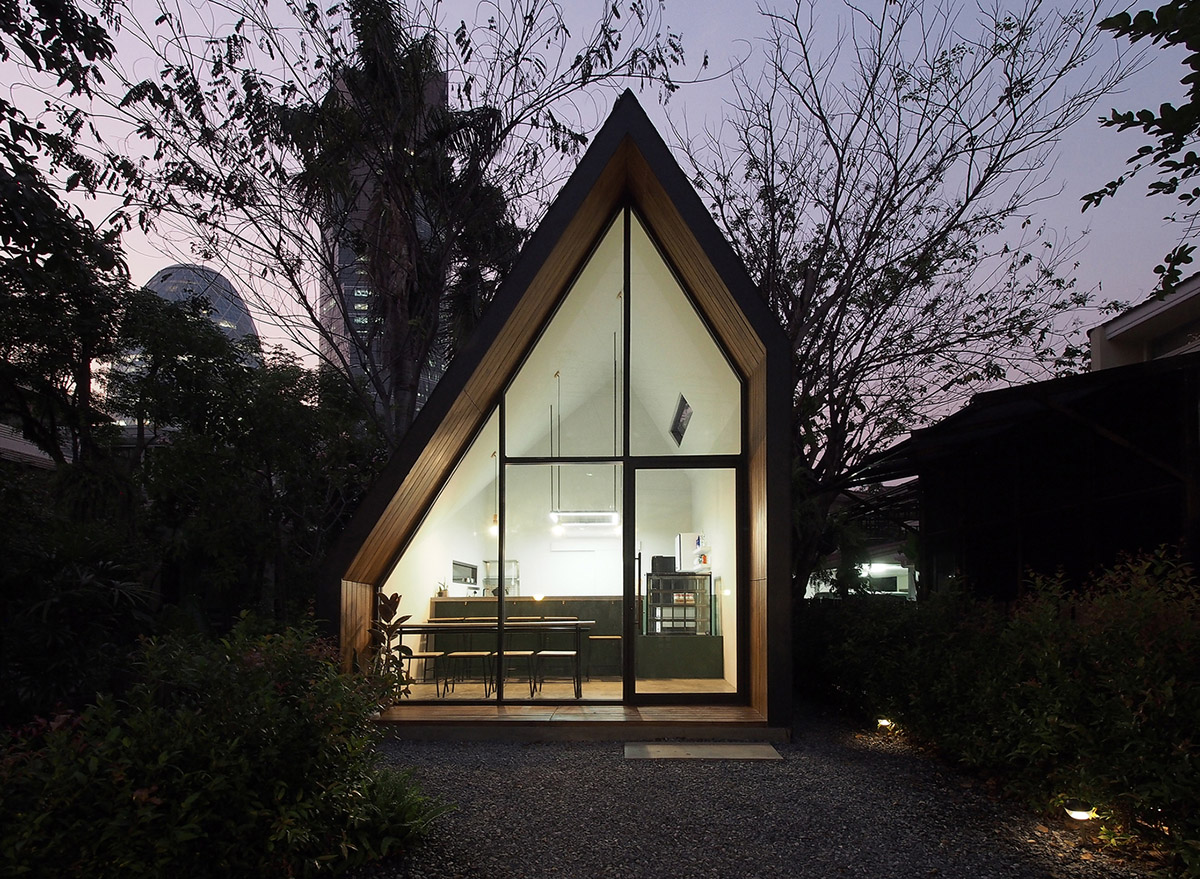 ASWA designs small cafe in Bangkok with a metaphor roof inspired by ...