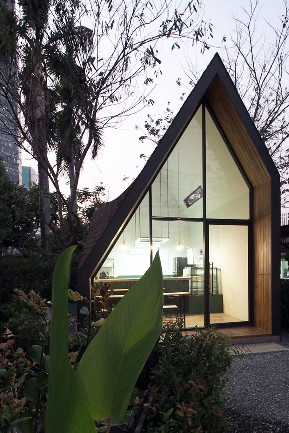 ASWA designs small cafe in Bangkok with a metaphor roof inspired by ...