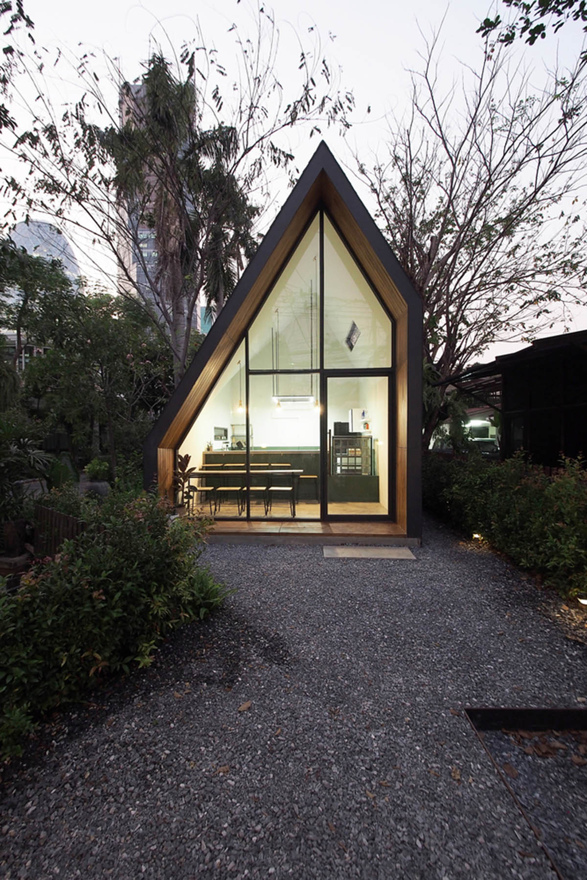 ASWA designs small cafe in Bangkok with a metaphor roof inspired by ...