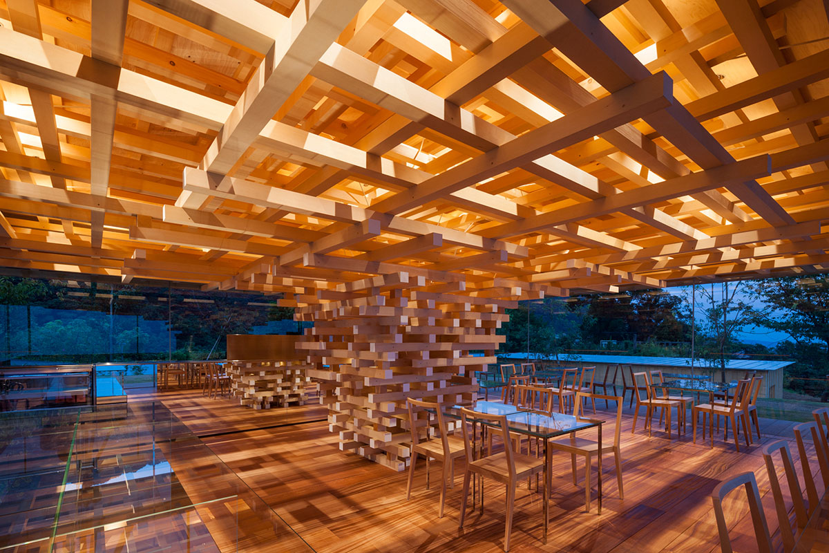 Kengo Kuma adds only tree-like structure to Coeda House without using ...
