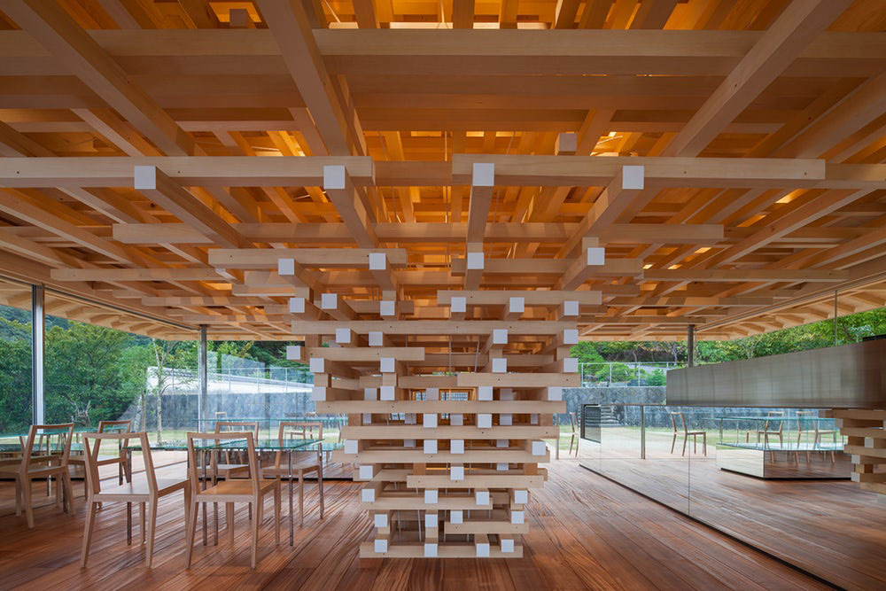 Kengo Kuma adds only tree-like structure to Coeda House without using ...