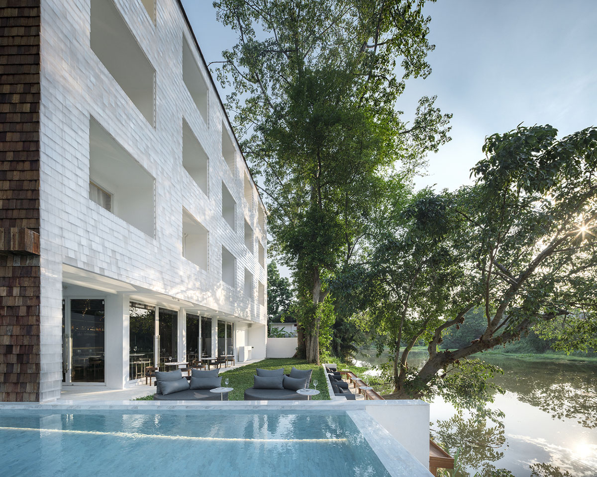 Department of Architecture wraps this small hotel with shimmering ...