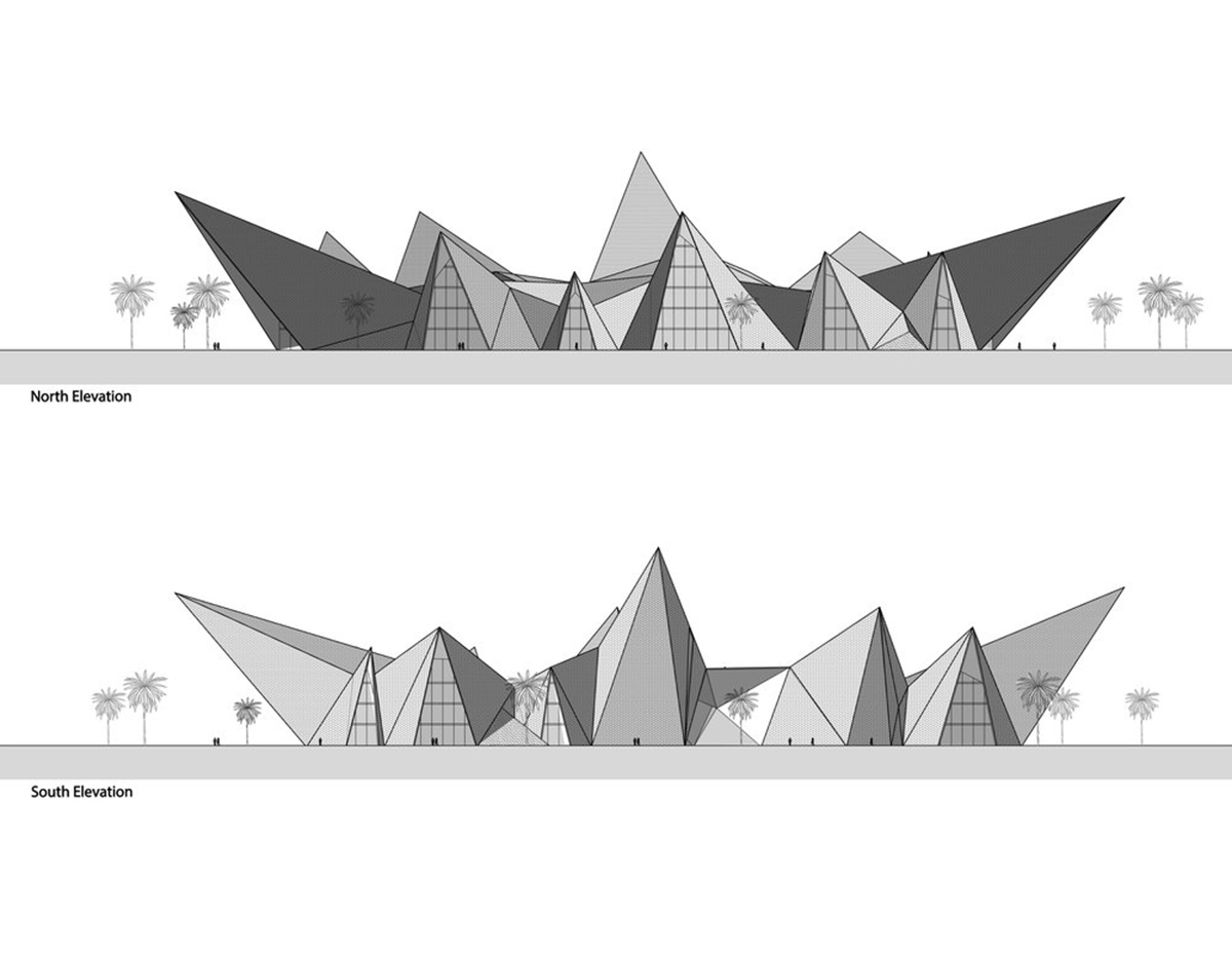 Axis Mundi designs advanced technology center with spiky-shaped volumes ...