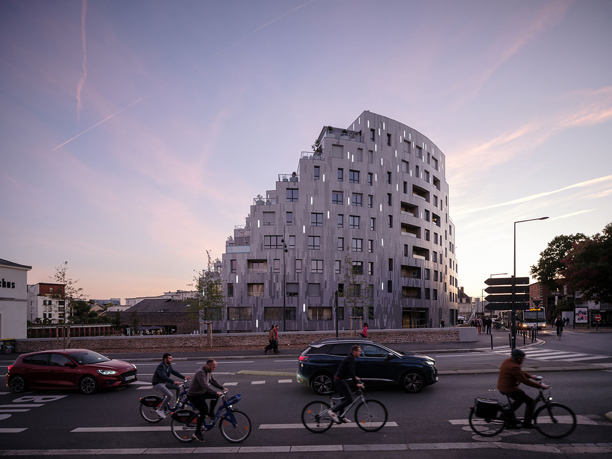 New residential complex by MVRDV is derived from geological formations ...