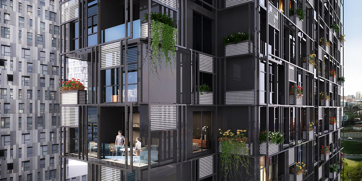 RMJM adds new vertical village to Istanbul skyline highlighted with ...