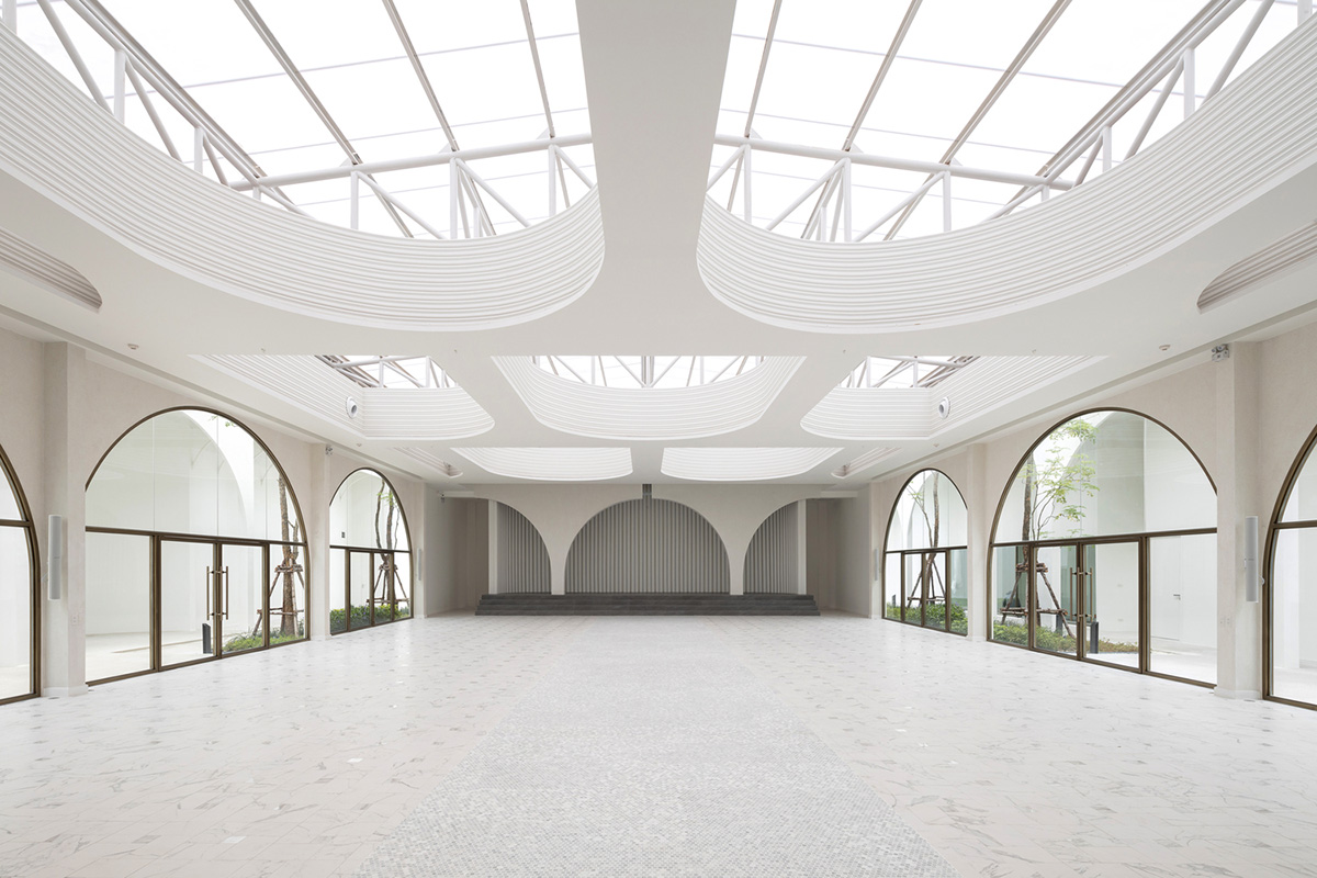 PHTAA creates flexible wedding venue with half-arch modular elements ...